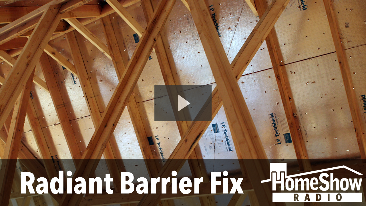 What kind of radiant barrier do you recommend on vaulted ceilings ...