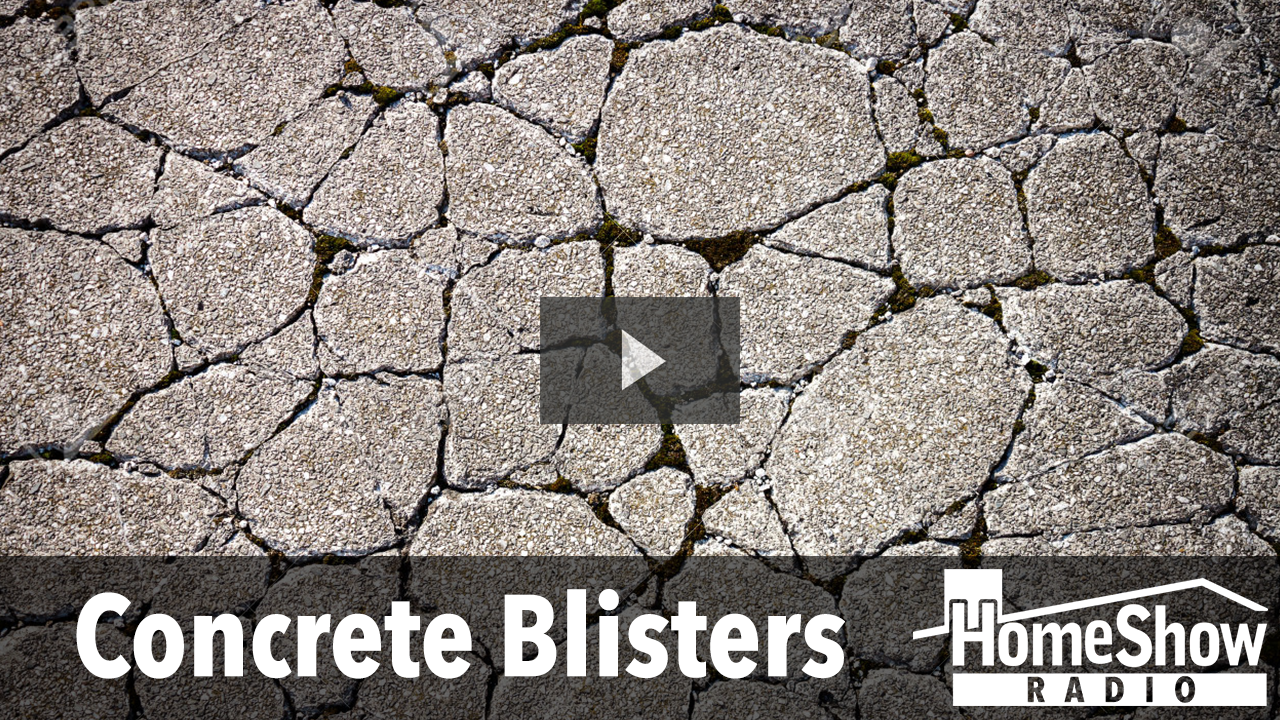 What would cause blisters on a stained concrete floor? - HomeShow Radio ...